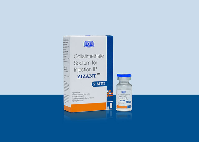 Injection 1 Vial Colistimethate Sodium 2 MIU