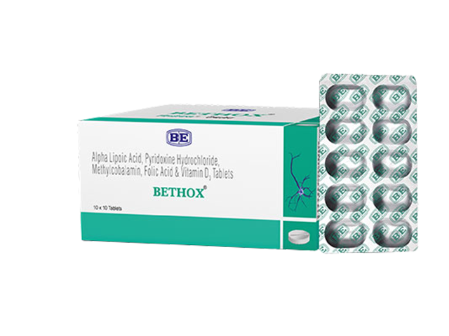 10's Each film coated tablet contains: Alpha Lipoic Acid USP (As coated ...