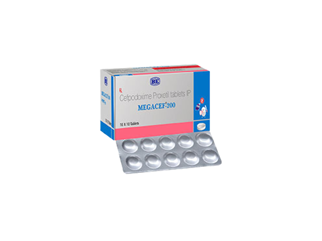 MEGACEF 200 mg Tablet